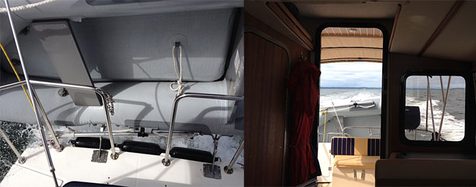 Dinghy mounted with Weaver Davits | The Tugnuts